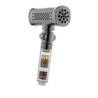 China High Pressure Handheld Shower Dual Nozzle Filter Handheld Bath Spray for sale