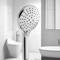 China Nianyi Polished Bathroom Hand Shower Head High Pressure 3 Function Hand Shower for sale