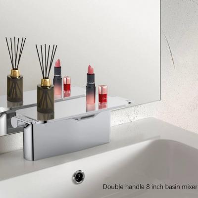 China Polished Ceramic Spool Shelving Basin Faucet Color Can Be Presented According To Water Temperature To Avoid Burns for sale