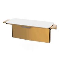 China LED Indicator Light Brass Storage Shelving Basin Faucet Bathroom Faucet Saves Space for sale