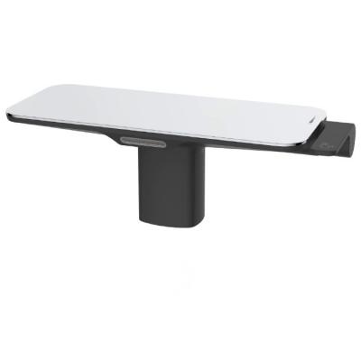 China Deck Mounted Textured Bathroom One Handle Bathroom Faucet Shelving Type for sale