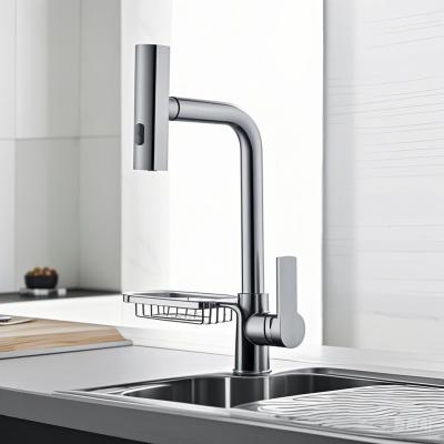 China Zinc Handle Kitchen Faucet with 35mm Ceramic Cartridge and 9.5 Inches Spout Reach for sale