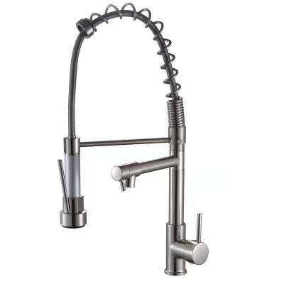 China 9.5 Inch Spout Reach Kitchen Water Spout Equipped with Pull Down Sprayer Function for sale