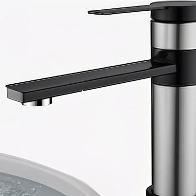 China Modern Bathroom Lavatory Faucets Straight Water Outlet Stable Water Pressure for sale