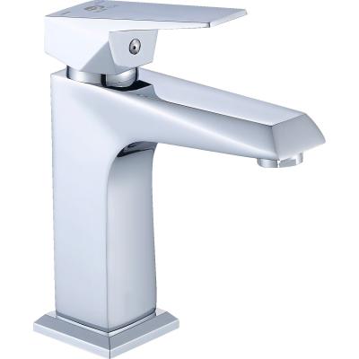 China Antique Brass Bathroom Faucet Hot And Cold Single Hole Vintage Style Sink Faucets for sale