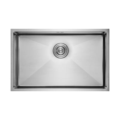 China Single Bowl Stainless Steel Kitchen Sink With PVD Nano Mechanical Installation for sale