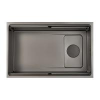China Stainless Steel Scratch Resistant Single Bowl Kitchen Sink For Washing Fruits Vegetables for sale