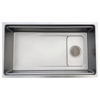 China Stainless Steel Single Groove Sink For Household Kitchens Adopts Nano Coating Antibacterial Technology for sale