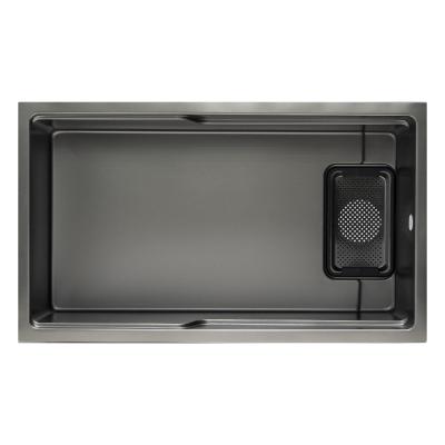China Compact Single Bowl Kitchen Sink For Small Space 304 Stainless Steel Kitchen Vessel Sink for sale