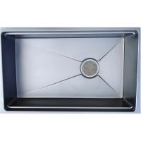 China Undermount Single Bowl Kitchen Sink 304 Stainless Steel Kitchen Vessel Sink for sale