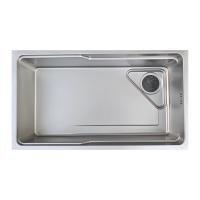 China Modern Rust Resistant 304 Stainless Steel Design Single Bowl Vessel Kitchen Sink for sale