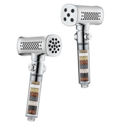 China Handheld Filtered Shower Head High Pressure Water Saving Shower Nozzle Impurity Removing Water Purifying Bath Spray Head for sale