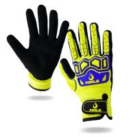 China Thermoplastic Rubber Impact Gloves 13 Gauge Nitrile Sanding Anti-Collision Safety Gloves CE EN388 4X43CP for sale