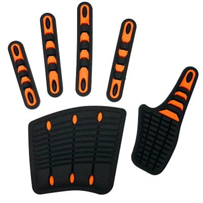 China 3D Soft TPR Anti Impact Patches for Safety Gloves EN388 Certified Custom Logo OEM ODM for sale