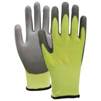 China Customized Logo PU Palm Safety Gloves 13 Gauge ANSI A6 Cut Protection for sale
