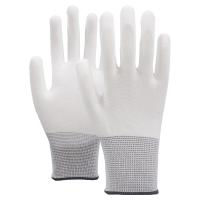 China 13 Gauge Polyurethane Palm Coated Gloves Anti Slip Abrasion Resistance Work Gloves for sale