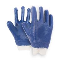China Fully Coated Blue Nitrile Chemical Resistant Thermal Work Gloves 7-11 for sale