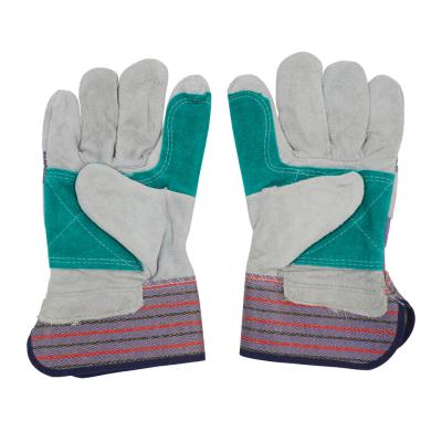 China Palm Reinforced Leather Welding Gloves Anti Slip 7-11 Sizes Custom Logo for sale