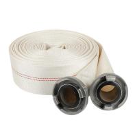 China Customizable Canvas Fire Hose with PU Lined Inner for Firefighting Equipment 2.5 Inch for sale