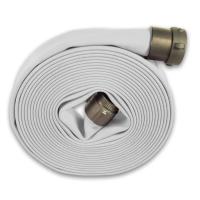 China Pipe Fire Fighting Hose White Jacket EPDM Rubber Lining Canvas Fire Hose for sale