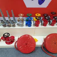 China 25 Meter Water Fire Fighting Hose Reel Fire Suppression System With Cabinet for sale