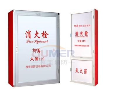 China Carton Red Fire Hose Reel Cupboard JPS0.8-19 Series Indoor Fire Protection Equipment for sale