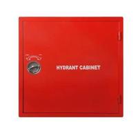 China Stainless Steel Fire Hose Reel Cabinet with Fire Extinguisher 19mm x 20m for sale