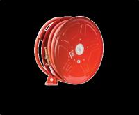 China Brass Valve Fire Fighting Hose Reel With Cabinet Customized Color for sale