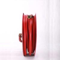 China Red Fire Truck Hose Reel Drum 25m Safe Fire Extinguishing System for sale