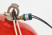 China Hanging Dry Powder Fire Extinguisher Red Cylinder 4kg ABC Fire Extinguisher Equipment for sale