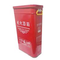 China Fire Fighting Cabinet with Fire Hose Reel JPS0.8-19 and Extinguisher Storage Box 800mm for sale