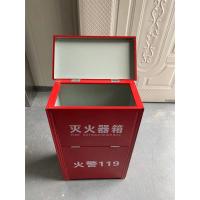 China Fiberglass Fire Extinguisher Box Cabinet with Fire Hose Reel 19mm x 20m for sale
