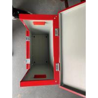 China Fiberglass Fire Extinguisher Box Cabinet with Fire Hose Reel 19mm x 20m for sale