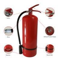 China Stainless Steel 1KG Dry Powder Fire Extinguisher Red Foam Spray for Car Bus Stop for sale