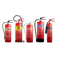 China Stainless Steel 1KG Dry Powder Fire Extinguisher Red Foam Spray for Car Bus Stop for sale
