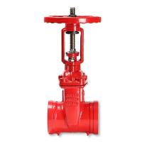 China Rubber Seat Fire Hydrant Gate Valve Fire Extinguisher For HDPE Pipe for sale