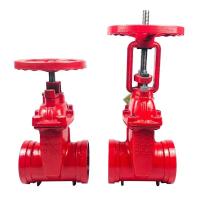 China Rubber Seat Fire Hydrant Gate Valve Fire Extinguisher For HDPE Pipe for sale