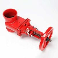 China Motorized Fire Gate Valve Ductile Cast Iron Flange DN50 Electric Actuator for sale