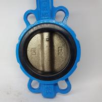 China Fire Resilient Seated Butterfly Valve PVC Ductile Iron Wafer Type 2 Inch for sale