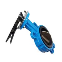 China SS304 Fire Gate Valve Seat Iron Seal Lined Eccentric Manual Fire Wafer Butterfly Valve for sale