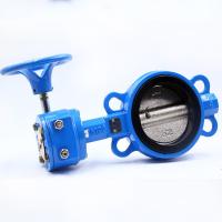 China Manual Fire Gate Valve Water Gas Steam Oil Lugged Wafer Type Butterfly Valve 304 Body EPDM Disc for sale
