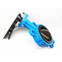China Manual Fire Gate Valve Water Gas Steam Oil Lugged Wafer Type Butterfly Valve 304 Body EPDM Disc for sale