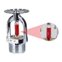 China Brass Fire Suppression Sprinkler Chrome Finished Material Sprinkler for sale