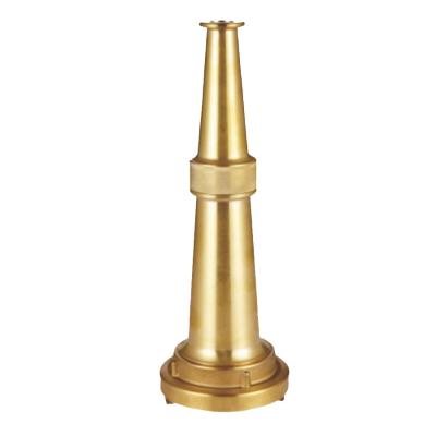 China Brass Fire Hydrant Nozzle 1.5 Inch Garden Spray Water Jet Nozzle for Fire Fighting Equipment for sale