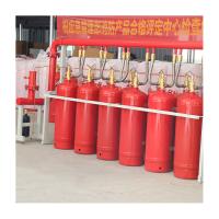 China FM200 Fire Suppression System Single Cabinet Tube Cylinder With Check Valve for sale