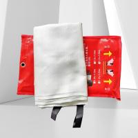 China 550°C Resistant Fiberglass Fire Blanket 1.2m x 1.8m for Kitchen Safety Emergency Protection for sale