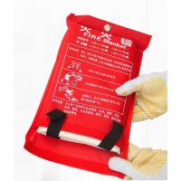 China 100% Fiberglass Reusable Fire Blanket 1m x 1m 1.5m x 1.8m for Barbecue and Kitchen Safety for sale