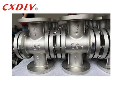 China Industrial SS321 Flanged Sight Glass Double Windows Flow Indicator DN15-DN200 150LB for sale