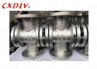 China SS321 Floating Ball Flanged Sight Glass Pyrex Glass ANSI150LB 2 Inch Flange Connection for sale