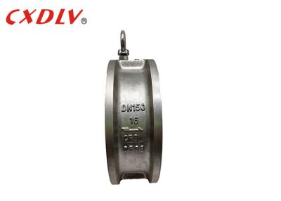 China Lug Type Dual Plate Check Valve Stainless Steel PN16 - 50mm & 65mm Sizes with API Standards for sale